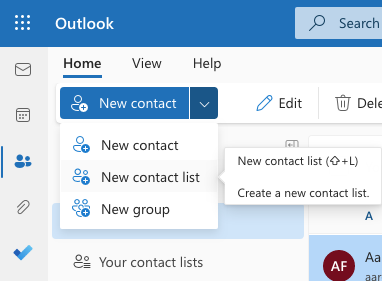 How to Create Outlook Email Groups