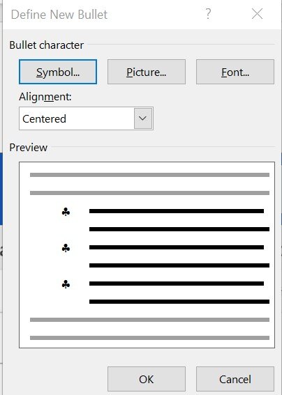 Larilyn's Tip of the Week: Microsoft Word - Custom Bullet Points
